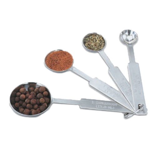 Measuring Spoon Set 4 Piece 18 8 Stainless Capacities Stamped In
