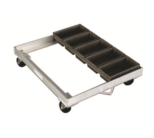 95219 Universal Bread Pan Dolly, angle, 26-3/4 | Bresco